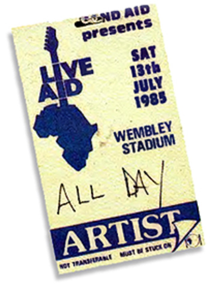 Live Aid, Band Aid, Bob Geldof – mimisawhney.com